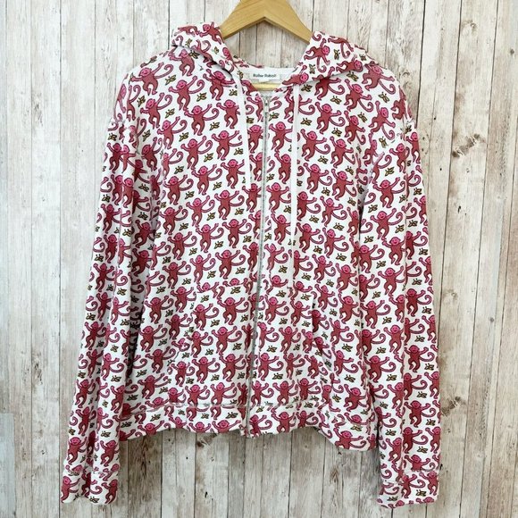 Roller Rabbit | Tops | Roller Rabbit Women Long Sleeve Zip Front Hoodie ...